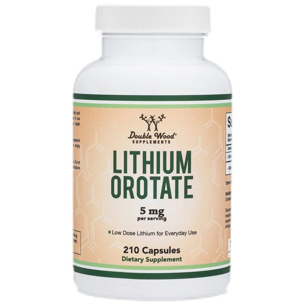 Lithium Orotate 5 mg - 210 capsules – Nutra Best Europe